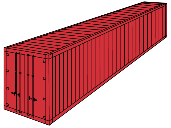 Canei Cargo | 45′ High Cube Dry Container